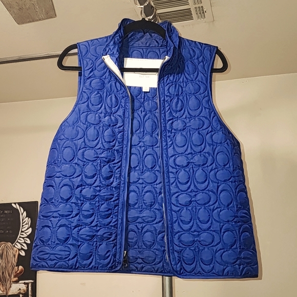 Coach | Jackets & Coats | Coach Logo Puffer Vest Sp | Poshmark